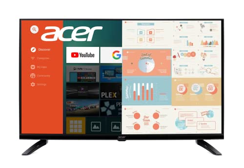 Acer DA430 bemiiix 43โ Full HD (1920 x 1080) VA Smart Monitor | Streaming TV (Tuner-Free), Netflix, YouTube & More | Wi-Fi 5 | BT 5.0 | 3 x HDMI 1.4, 1 x S/PDIF, 1 x CVBS, 2 x USB 2.0 & 1 x RJ-45