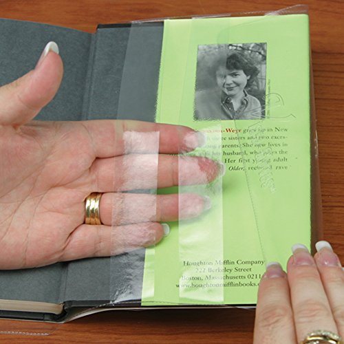 Vista-Gloves Slip-On Book Covers - Fits Up To 11 1/4 Inch H Book - 10 Pack