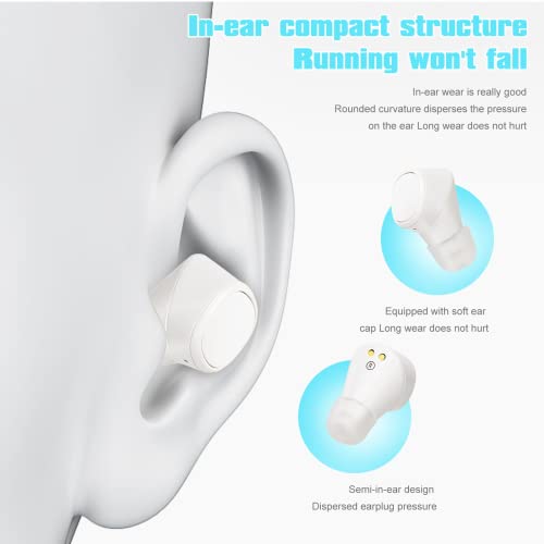 UrbanX X7 Sports Wireless Earbuds 5.0 IPX5 Waterproof Touch Control True Wireless Earbuds with Mic Earphones in-Ear Deep Bass Built-in Mic Bluetooth Headphones for Kindle Paperwhite
