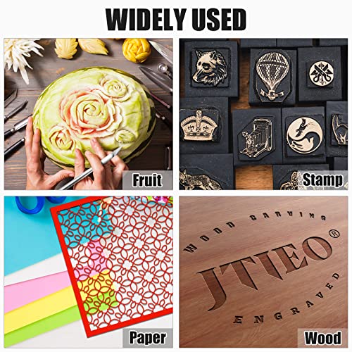 JTIEO 60 PCS Exacto Knife Blades High Carbon Steel #11 Replacement Hobby Blade Hobby Knife Blades Refills Art Blades with Storage Case Exacto Blade for Art, Craft, Scrapbooking, Stencil