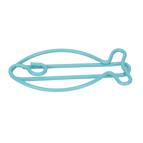 Office Clips, Fish Shape Metal Material Shaped Paper Clips for School