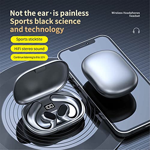 Wireless Conduction Headphones Bluetooth Headset Not in-Ear Ows Sports Headset Hanging Ear Type Super Long Battery Life