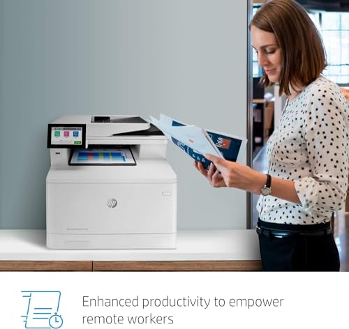 HP Color Laserjet Enterprise M480f Multifunction Duplex Printer (Renewed Premium)