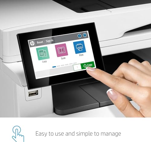 HP Color Laserjet Enterprise M480f Multifunction Duplex Printer (Renewed Premium)