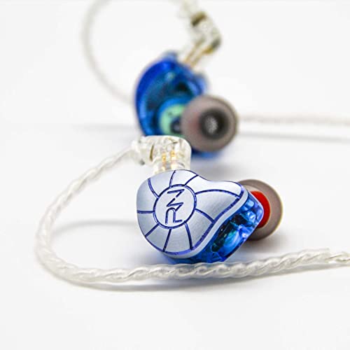RevoNext in Ear Monitor Earbuds Wired HiFi Stereo Earbuds with Microphone Quadruple Drive Professional RH-215 in Ear Monitors for Musicians Drummers Singers Earbuds(White)