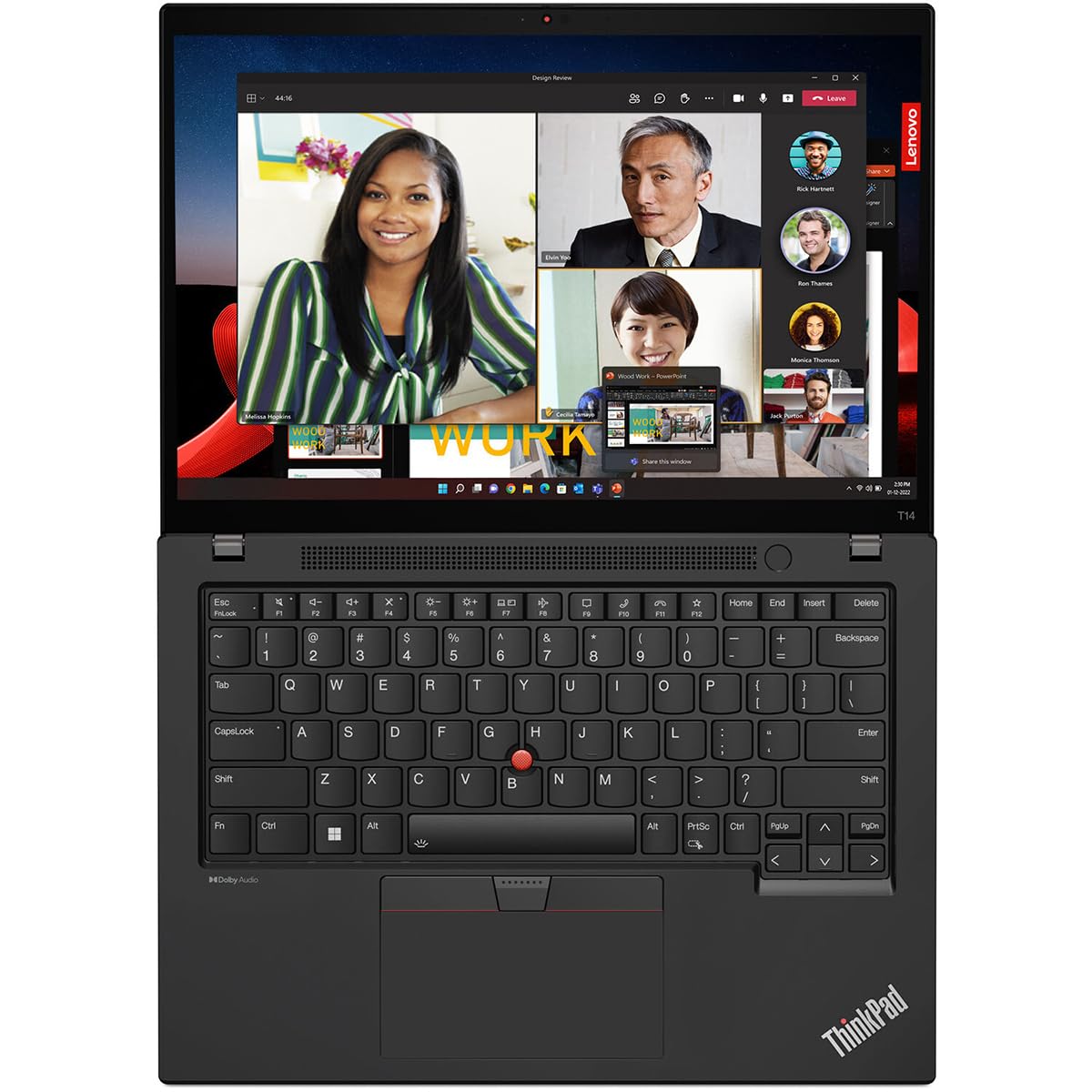 Lenovo ThinkPad T14 Gen 4 21HD0088US 14" Notebook - WUXGA - 1920 x 1200 - Intel Core i7 13th Gen i7-1365U Deca-core (10 Core) - 16 GB Total RAM - 16 GB On-Board Memory - 512 GB SSD - Thunder Black