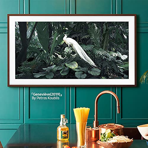 SAMSUNG QN43LS03BA 43 inch The Frame QLED 4K UHD Quantum HDR Smart TV (2022) Bundle 43" Customizable Bezel Modern Brown