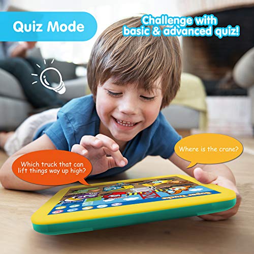 BEST LEARNING INNO PAD Smart Fun Lessons - Educational Tablet Toy to Learn Alphabet, Numbers, Colors, Shapes, Animals, Transportation, Time for Toddlers Ages 2 to 5 Years Old