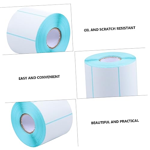GATHINESS Roll Barcode Paper Present Labels Writable Christmas Gift Label Shipping Address Labels Thermal Postage Thermal Sticker White Stickers Printer Thermal Paper