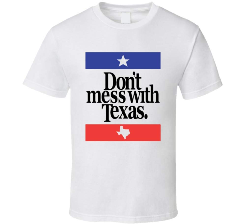 Generic Don't Mess with Texas T Shirt M White