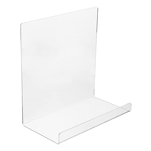ULTECHNOVO 3pcs Transparent Tablet Holder Book Display Stand Music Folder Shelves for Books File Folder Organizer Office Bookends Desktop Bookend Material Student Acrylic Shelf Book Stoppers