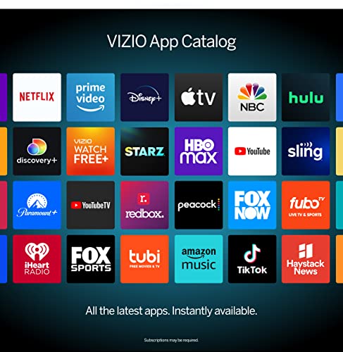 VIZIO 55-Inch OLED Premium 4K UHD HDR Smart TV with Dolby Vision, HDMI 2.1, 120Hz Refresh Rate, Pro Gaming Engine, Apple AirPlay 2 and Chromecast Built-in - OLED55-H1