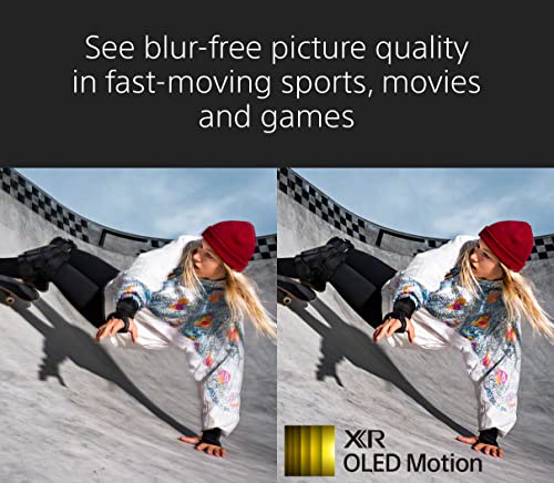 Sony 65 Inch 4K Ultra HD TV A95K Series: BRAVIA XR QD-OLED Smart Google TV with Dolby Vision HDR, Bluetooth, Wi-Fi, USB, Ethernet, HDMI and Exclusive Features for Playstation 5 XR65A95K- 2022 Model