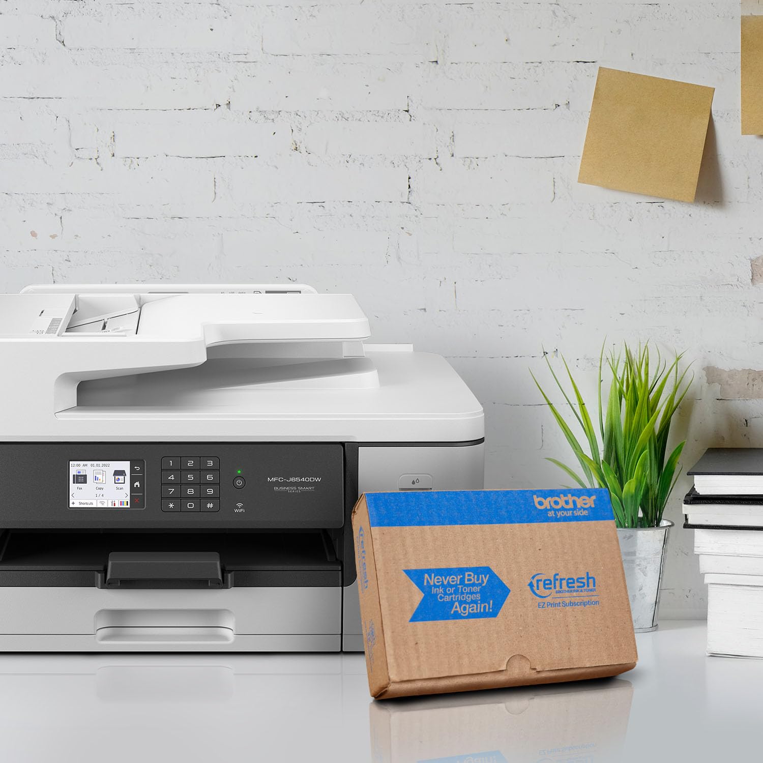 Brother MFC-J6540DW White Business Color Inkjet All-in-One Printer β Print, scan, Copy or fax up to 11βx17 (Ledger) Size Paper