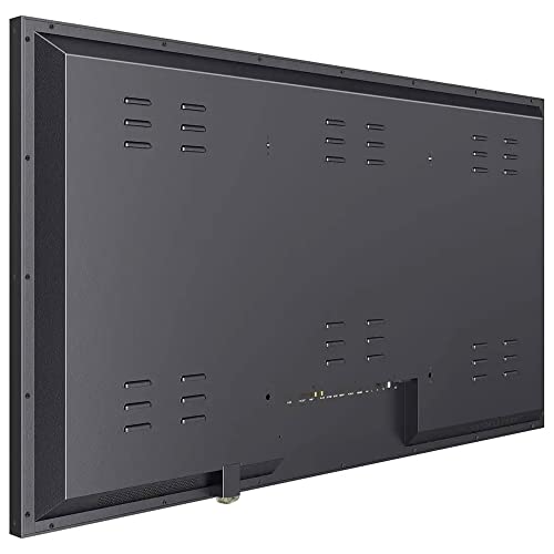 KUVAVISION True 1500 Nits 49 Inch 4K UHD HDR Full Shade Sun Readable Smart Outdoor TV with HDMI, USB, WiFi, 40W Sound Bar and Wall Mount, Black