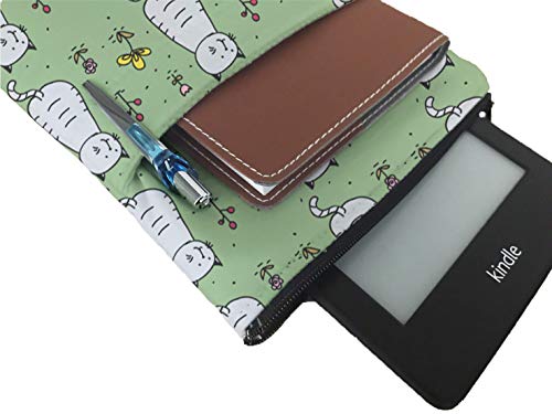 Cute Cats with Flowers Book Sleeve - Book Cover for Hardcover and Paperback - Book Lover Gift - Notebooks and Pens Not Included