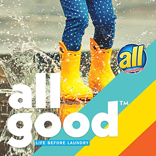 All with Stainlifters Original Mighty Pacs Laundry Detergent Pacs, 4 in 1 Stainlifters, One Tub, 60 Count