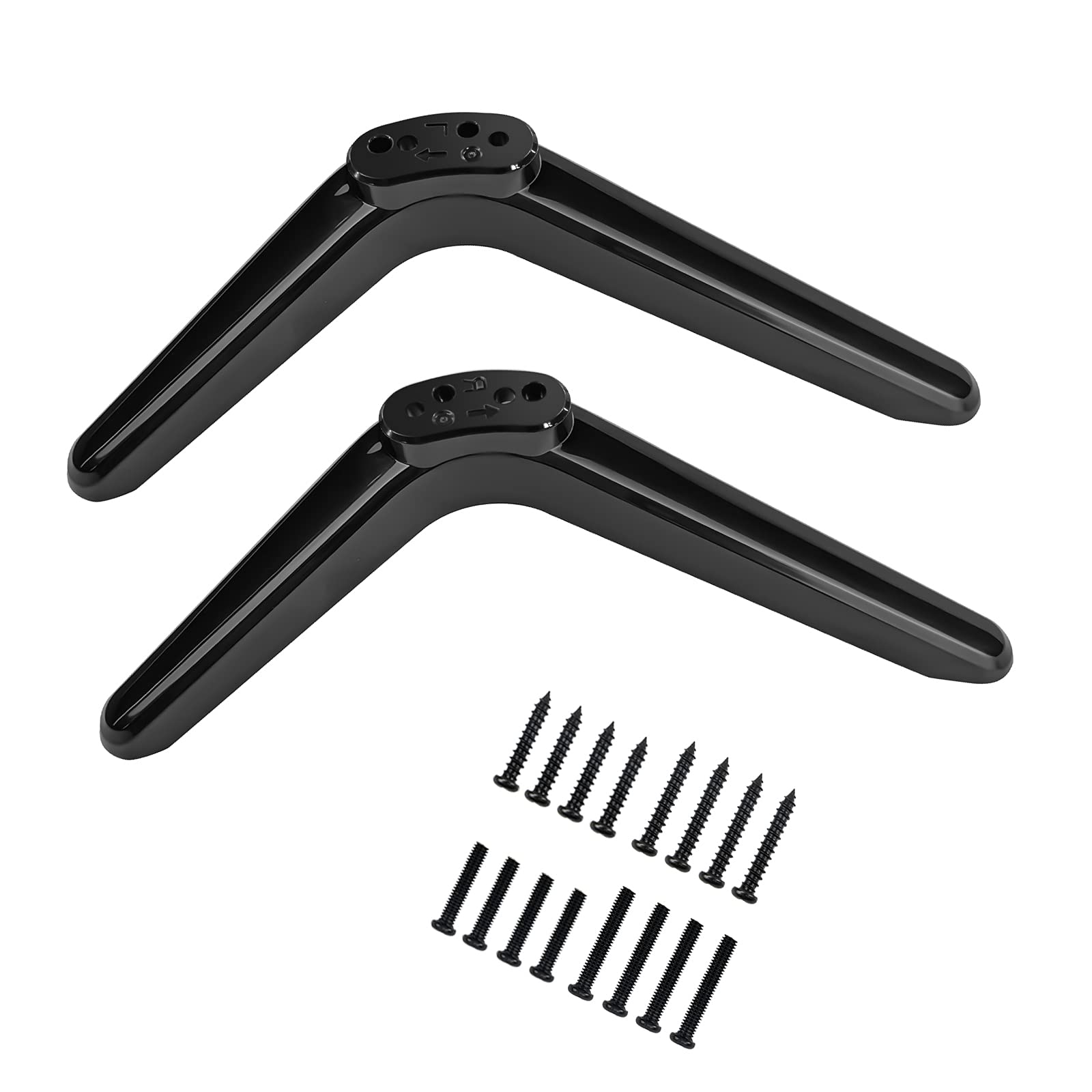 TV Stands for TCL Smart Roku TV, TV Pedestal Feet Compatible with TCL 49 inch 50 inch 55 inch TV, Include Screw Set (Black)