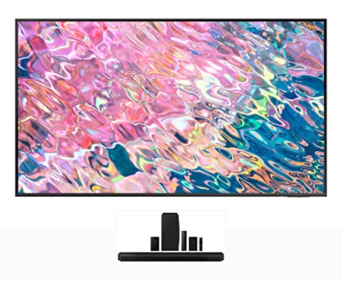 SAMSUNG QN43Q60BAFXZA 43" QLED Quantum HDR 4K Smart TV with a HW-Q910B 9.1.2ch Soundbar with Subwoofer and Rear Speakers (2022)