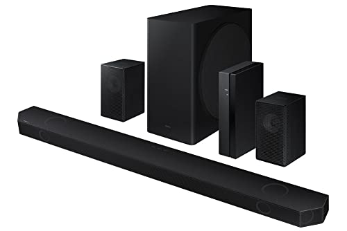 SAMSUNG QN43Q60BAFXZA 43" QLED Quantum HDR 4K Smart TV with a HW-Q910B 9.1.2ch Soundbar with Subwoofer and Rear Speakers (2022)