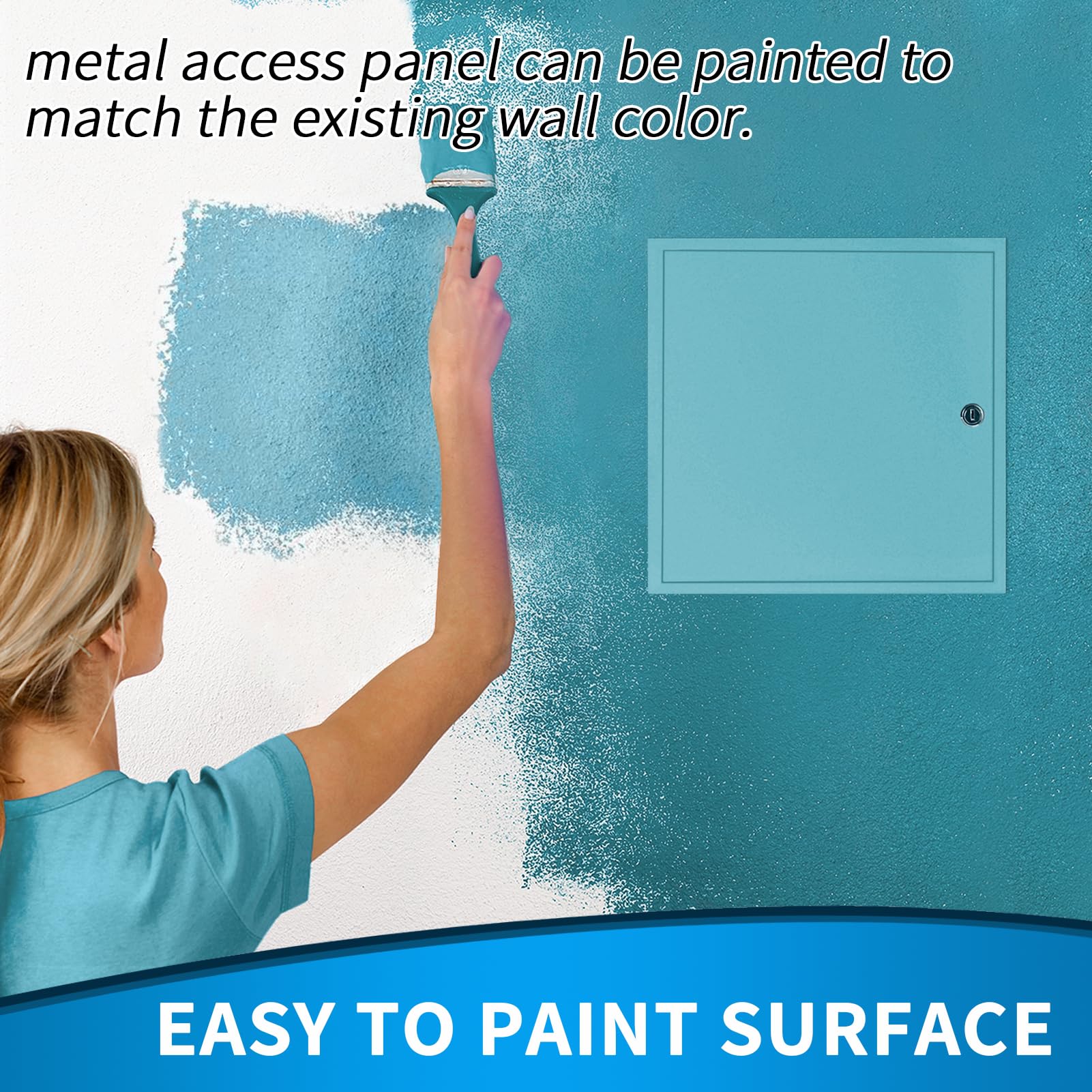 Access Panel 24 x 24,Metal Access Door,Built-in Lock,Aluminum Galvanized -Antioxidant/Fire Resistant,Access Panel for Drywall,Ceilings, Electrical, Plumbing,Access Door for Drywall,Metal Access Panel