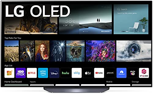 LG OLED B1 Series 65” Alexa Built-in 4k Smart TV, 120Hz Refresh Rate, AI-Powered, Dolby Vision IQ and Dolby Atmos, WiSA Ready, Gaming Mode (OLED65B1PUA, 2021)