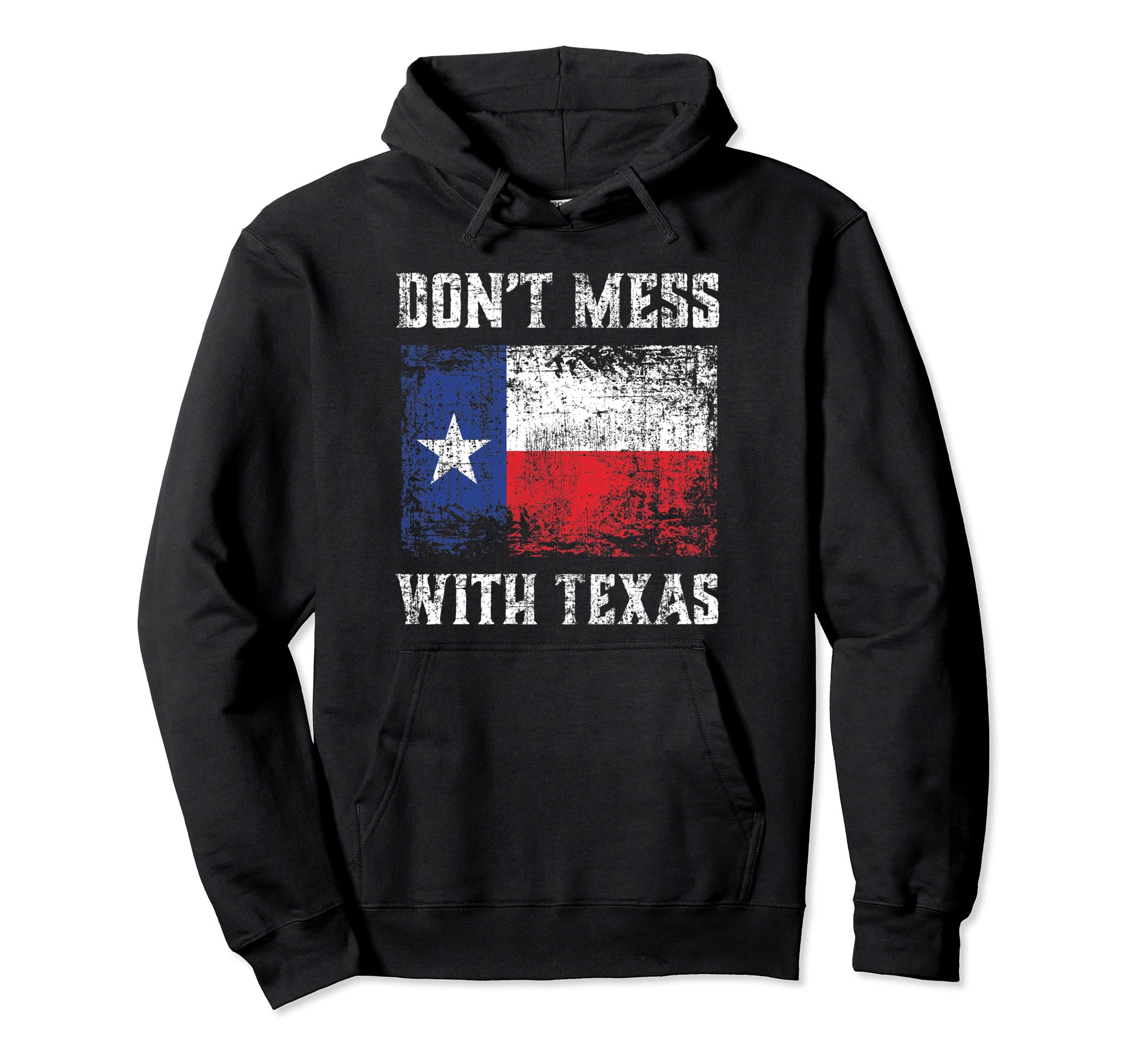Don’t Mess With Texas Proud Texan Longhorn Lone Star State Pullover Hoodie