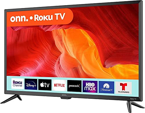 ONN 24-Inch Class HD (720P) LED Smart TV Compatible with Netflix, Disney+, Apple TV, YouTube and Works with Google Assistant - 100012590