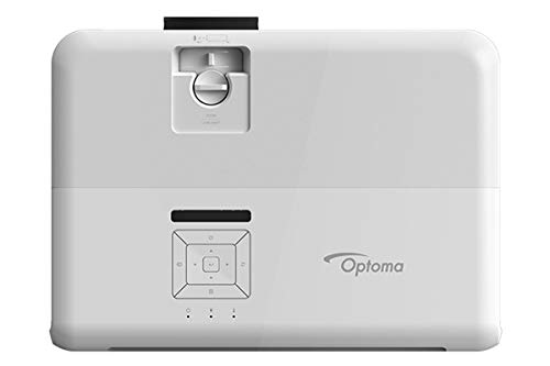 Optoma UHD52ALV Voice Assistant-Compatible DLP Projector for Lights-On Viewing, 3500 Lumen, 3840x2160