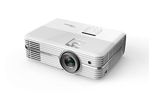 Optoma UHD52ALV Voice Assistant-Compatible DLP Projector for Lights-On Viewing, 3500 Lumen, 3840x2160