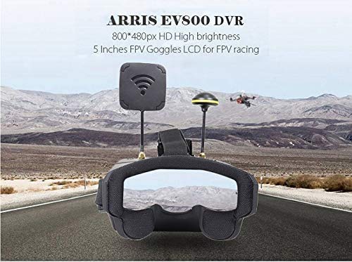 ARRIS EV800 5 Inches 800x480 FPV Goggles Video Glasses 5.8G 40CH Raceband Auto-Searching Build in Battery