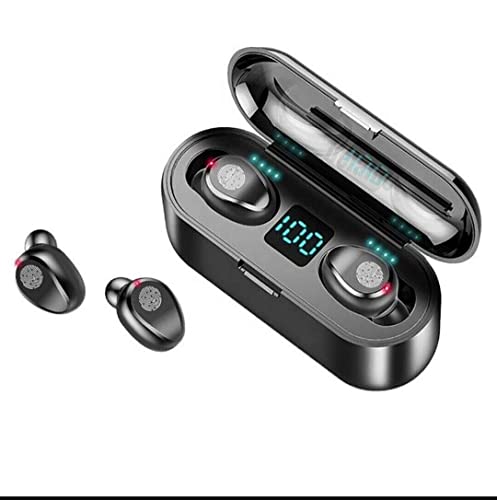 OwensAssetFund Gifts F9 TWS Bluetooth 5.1 Sport Wireless Earbuds with Battery Charging Case
