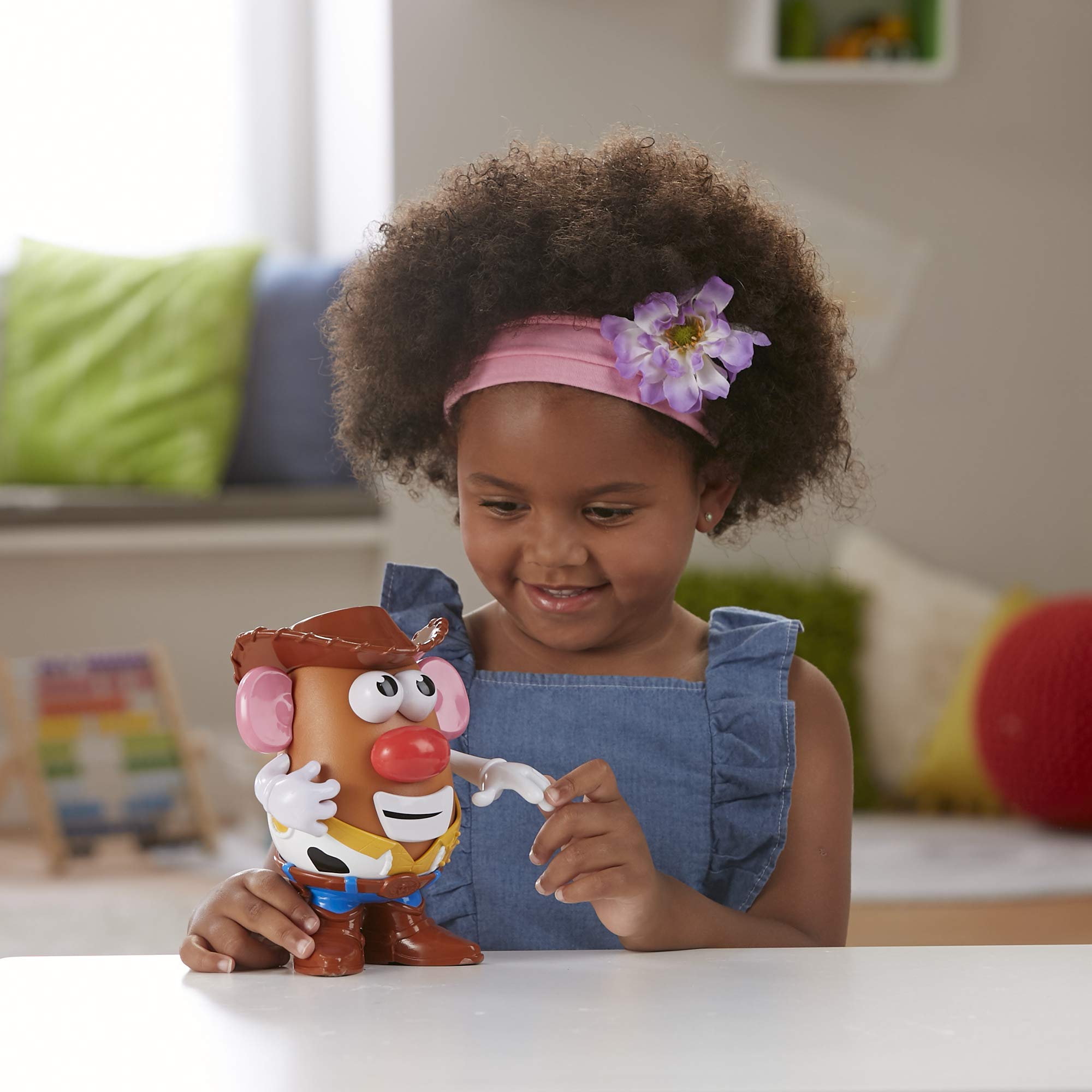 Potato Head Mr Disney/Pixar Toy Story 4 Woody's Tater Roundup Figure Toy for Kids Ages 2 & Up, E3727