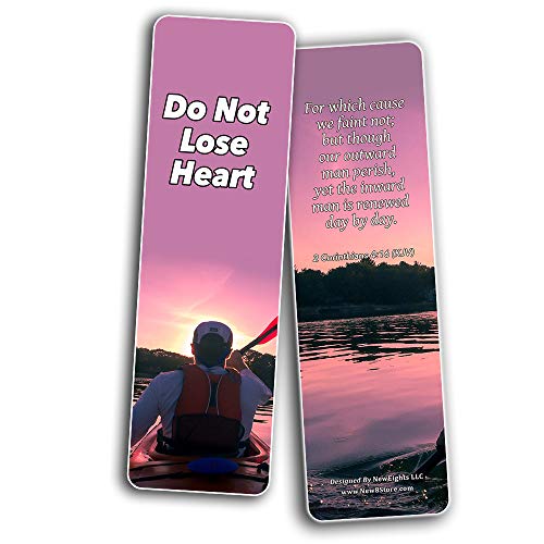 Popular Bible Verses for Men Bookmarks KJV (30-Pack) - Christian Gifts for Men Church Supplies Encouragement