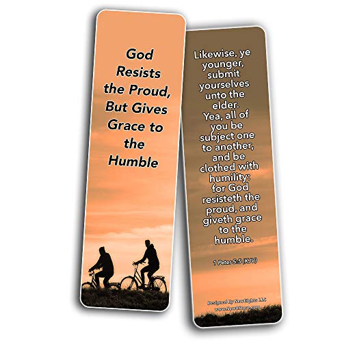 Popular Bible Verses for Men Bookmarks KJV (30-Pack) - Christian Gifts for Men Church Supplies Encouragement