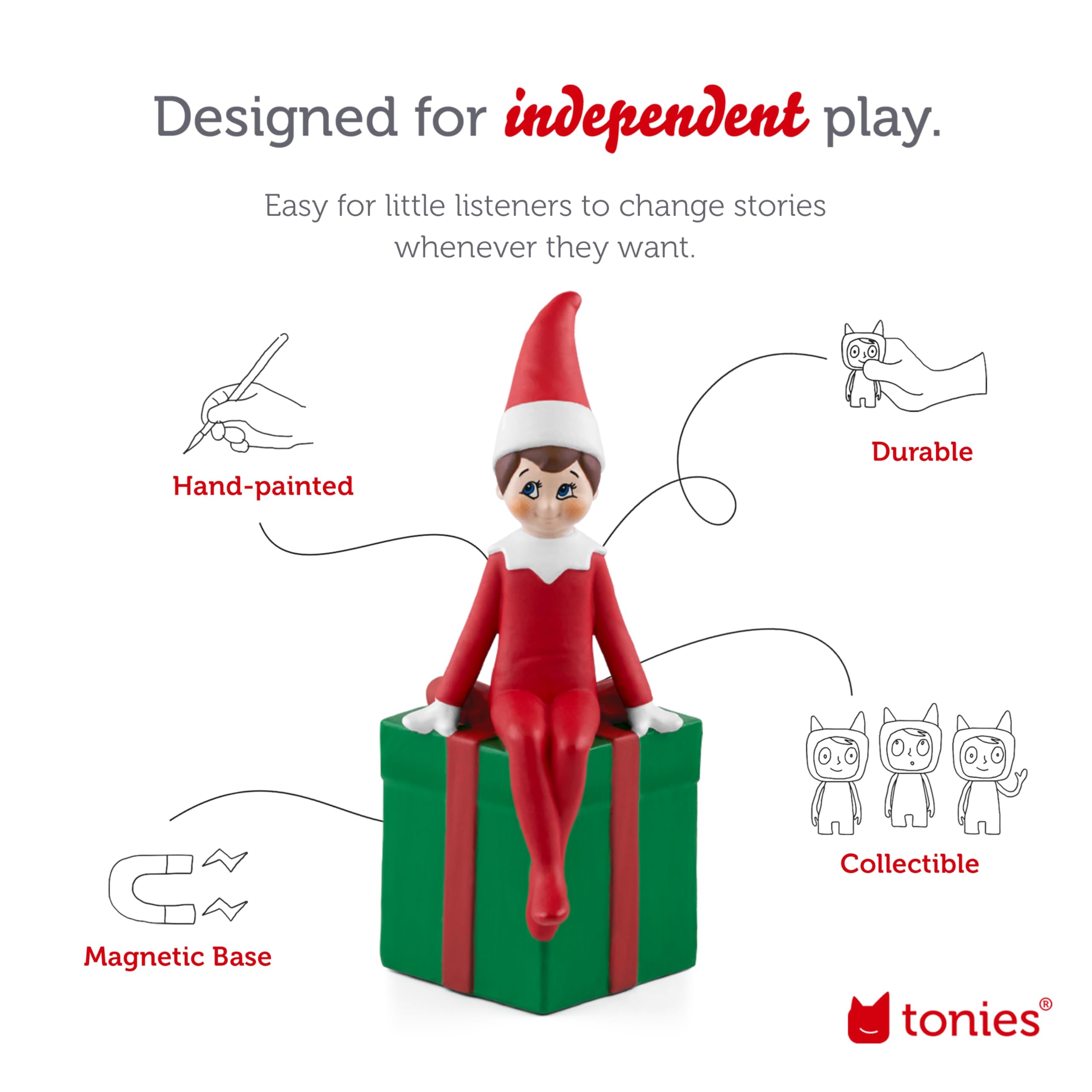 Tonies Scout Elf Audio Toy Figurine from The Elf on The Shelf