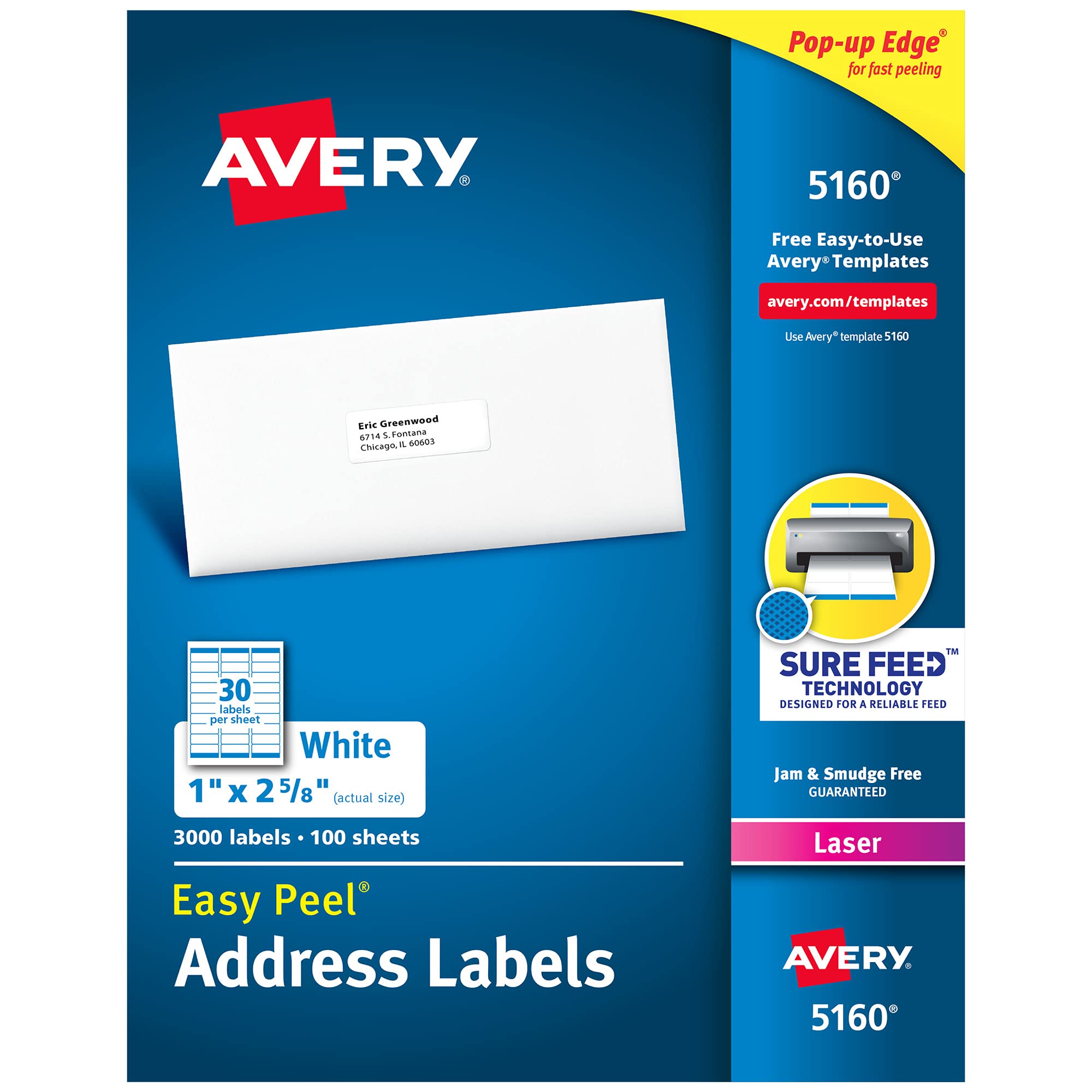 Avery File Folder Labels and Address Labels Bundle (750 Count + 3000 Count)