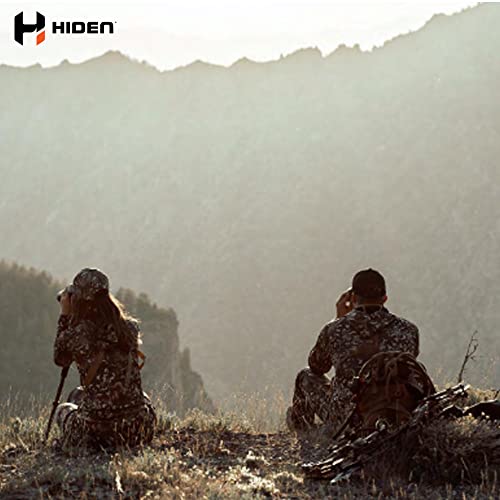 HIDEN Super Stalk Camo Hunting Pants for Men, Water Repellant, Ultra Silent, Turkey Hunt, Forest Camo, 38W x 32L
