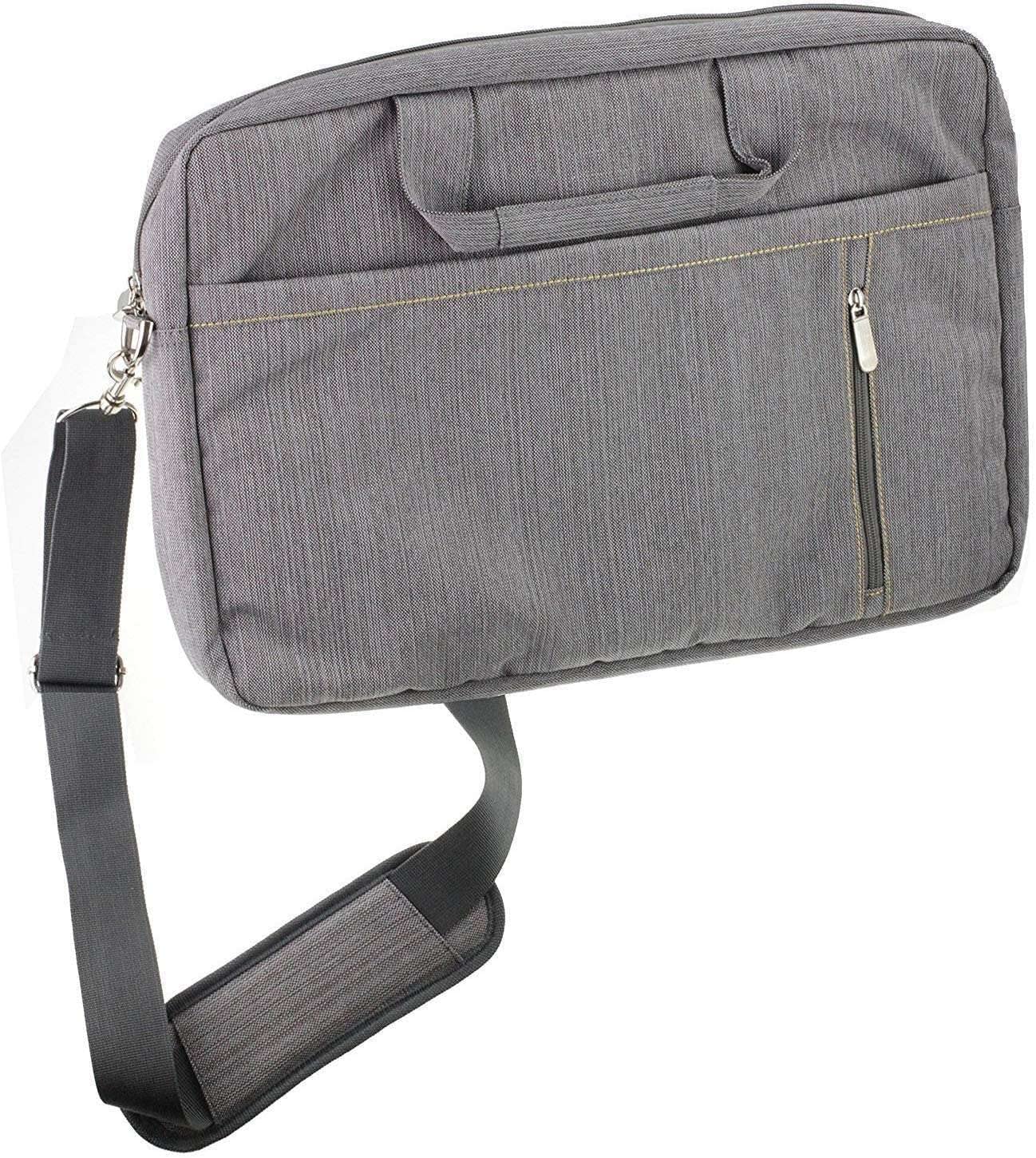 Navitech Grey Sleek Water Resistant Travel Bag - Compatible with HP Elite Dragonfly G3 13.5" WUXGA Laptop