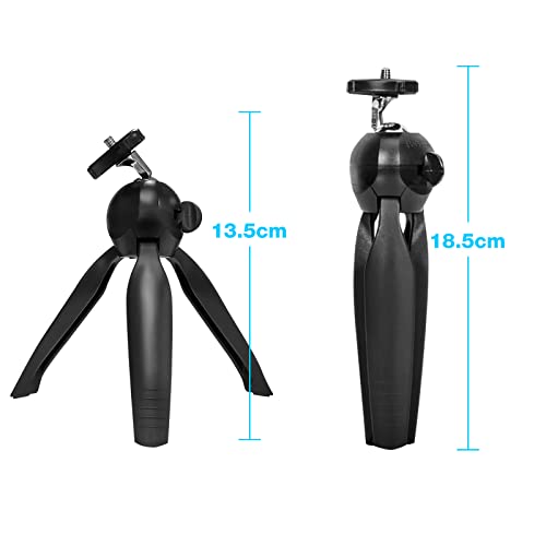 FunFlix Mini Projector DesktopTripod Compatible with Most Mini Projector: DBPOWER, Anker, DR,etc. Projector Stand with 360°Ball Head, Digital Camera Projectors