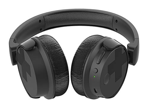 Philips Bass+ BH305 Wireless Bluetooth Active Noise Cancelling Lightweight Stereo Headphones with Up to 18 Hours of Playtime - Black (TAPH305BK)