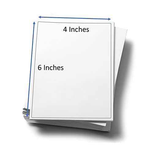 Enolvo Shipping Labels 4X6 Inch - Shipping Label for Inkjet Printer and Laserjet, Mailing Postal Shipping Stickers 4X6 Printer Paper, White Opaque - Single Sheets (6000 Count)