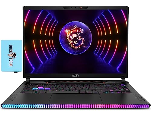 MSI Raider 16.0" WUXGA 144Hz Gaming Laptop (Intel i9-13950HX, 32GB DDR5, 2TB PCIe SSD, GeForce RTX 4060 8GB w/Dynamic Boost, RGB KYB, WiFi 6E, BT 5.3, Thunderbolt 4, Win11P) w/Hub