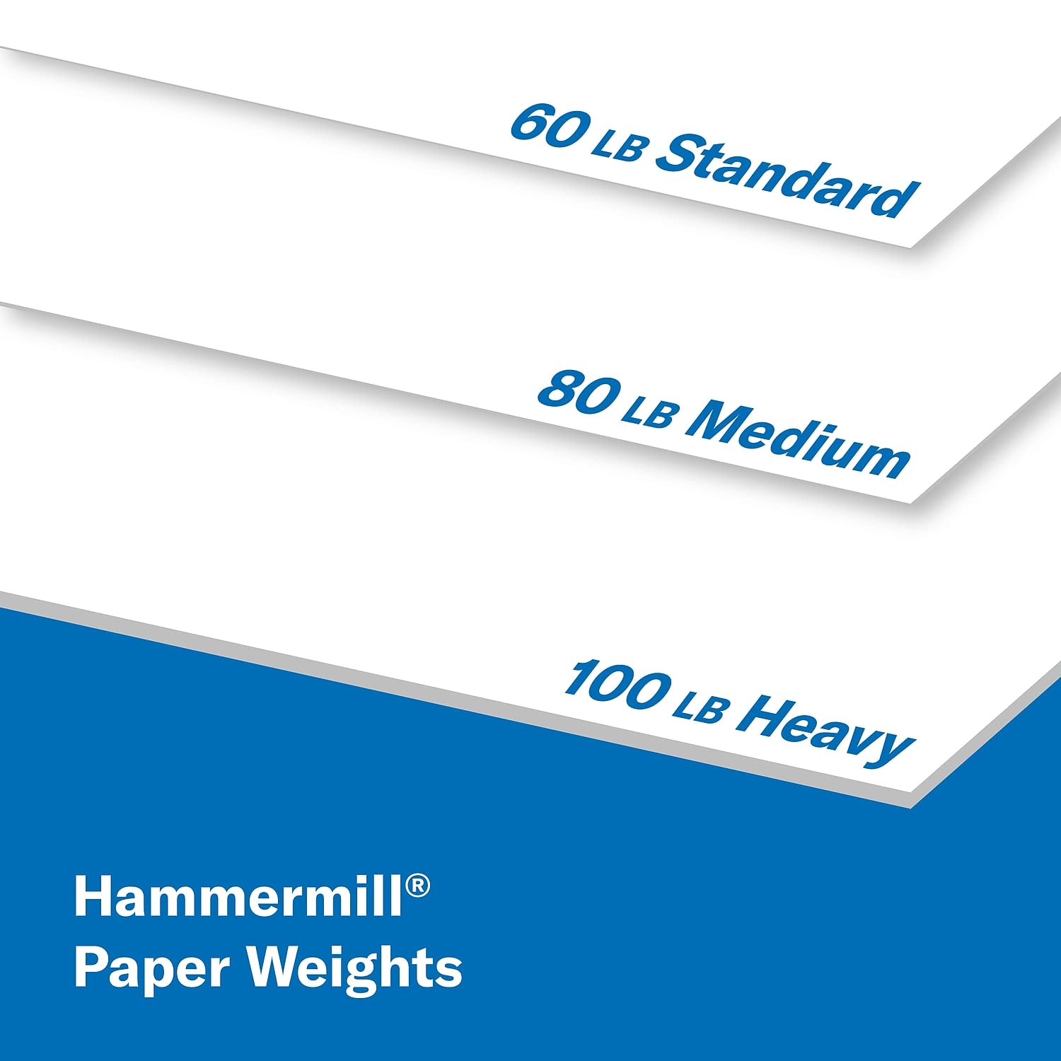 Hammermill Cardstock, Premium Color Copy, 80 lb, 8.5 x 11 - 1 Pack (250 Sheets) - 100 Bright, Made in the USA Card Stock