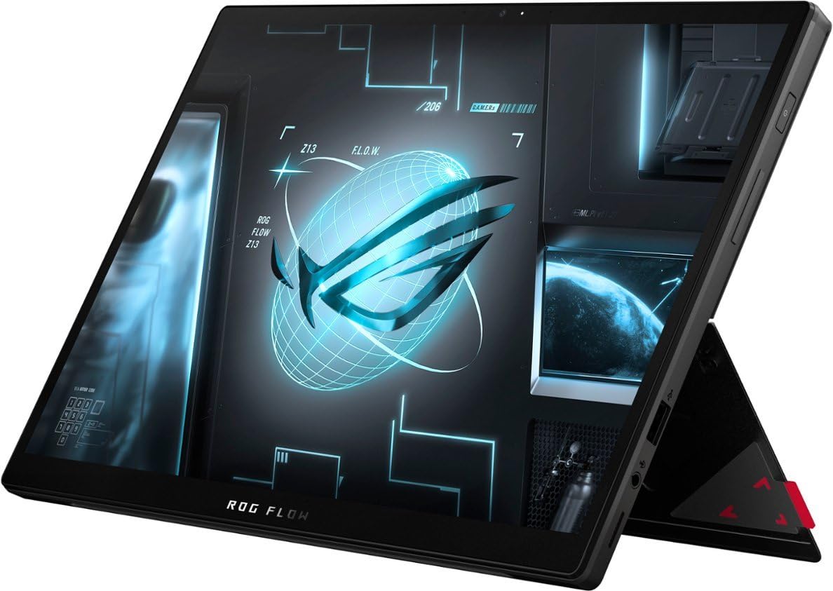 ASUS ROG 13.4" WUXGA Touchscreen 2-in-1 Gaming Tablet, Intel Core i9-12900H, 16GB LPDDR5 RAM, 1TB SSD Storage, NVIDIA GeForce RTX 3050 Ti, Backlit KB, WiFi 6E, Win 11, Black, W/GaLiMu