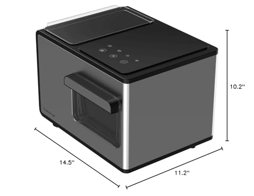 Freezimer Dreamice X3 | Nugget Ice Maker Machine Countertop Sonic Ice Kid Friendly | Pebble Ice Maker Chewable Soft Ice | Self Cleaning | 40lbs/24h