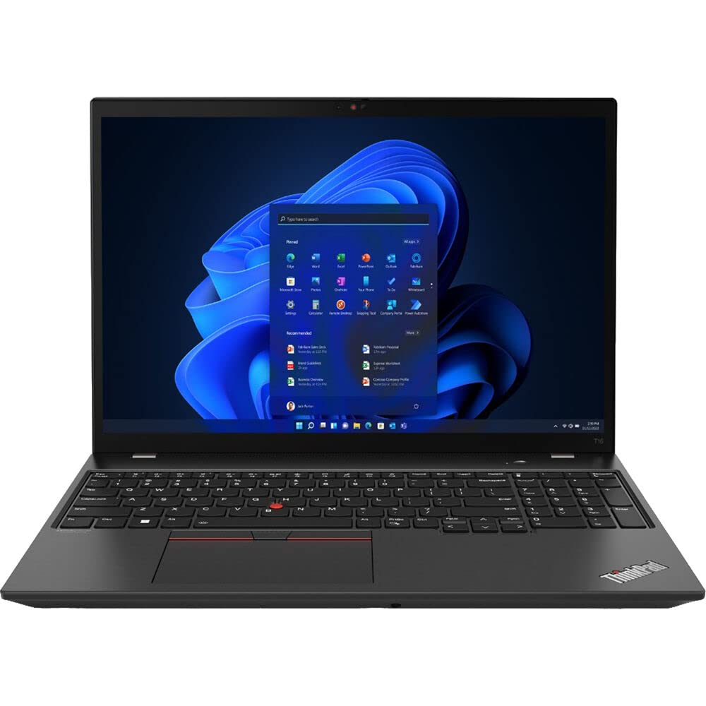 Lenovo Thinkpad T16 Gen 1 16.0" WUXGA IPS Laptop (Intel i5-1235U 10-Core, 16GB RAM, 1TB PCIe SSD, Intel UHD, Backlit KYB, FP, 2 Thunderbolt 4, Killer WiFi6E, BT 5.3, Win 11 Pro) w/Dockztorm Hub