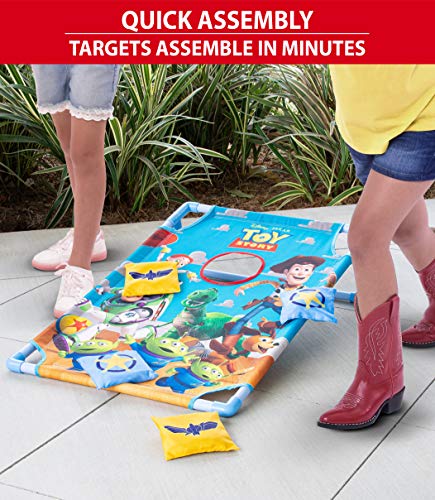 Disney Pixar Bean Bag Toss Game Set by GoSports Includes 8 Bean Bags with Portable Carrying Case - Frozen, Cars, Finding Nemo, Toy Story