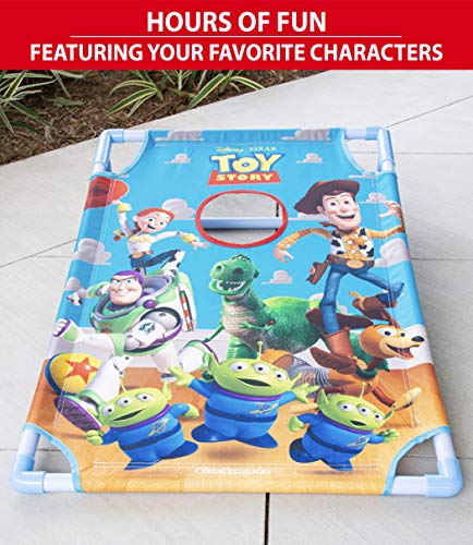 Disney Pixar Bean Bag Toss Game Set by GoSports Includes 8 Bean Bags with Portable Carrying Case - Frozen, Cars, Finding Nemo, Toy Story