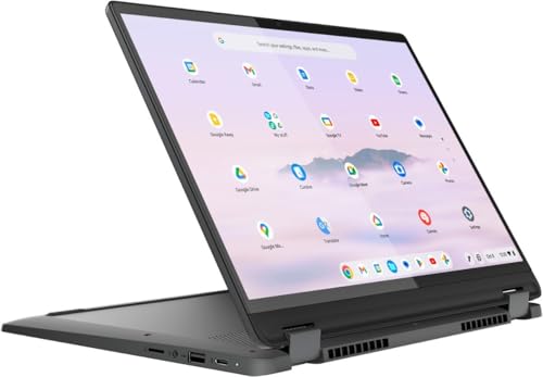IdeaPad Flex 5i Chromebook Plus 14" FHD+ 2-in-1 Touchscreen Laptop ( Intel Core i3-1315U, 8GB RAM, 1TB SSD), FHD Webcam, Backlit Keyboard, Chrome OS, w/Google AI, 2TB of Cloud Storage, Grey